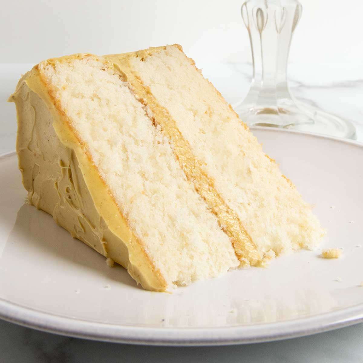 White Chocolate Whisper Cake - Cup of Yum