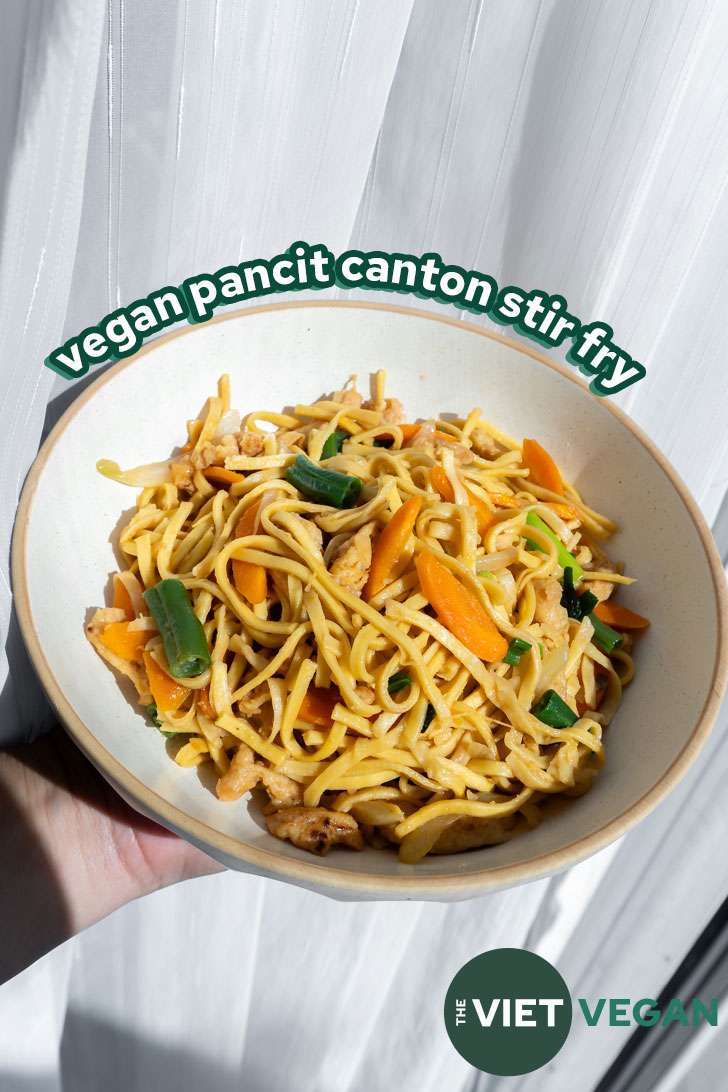 Vegan Pancit Canton Stir Fry - Cup of Yum
