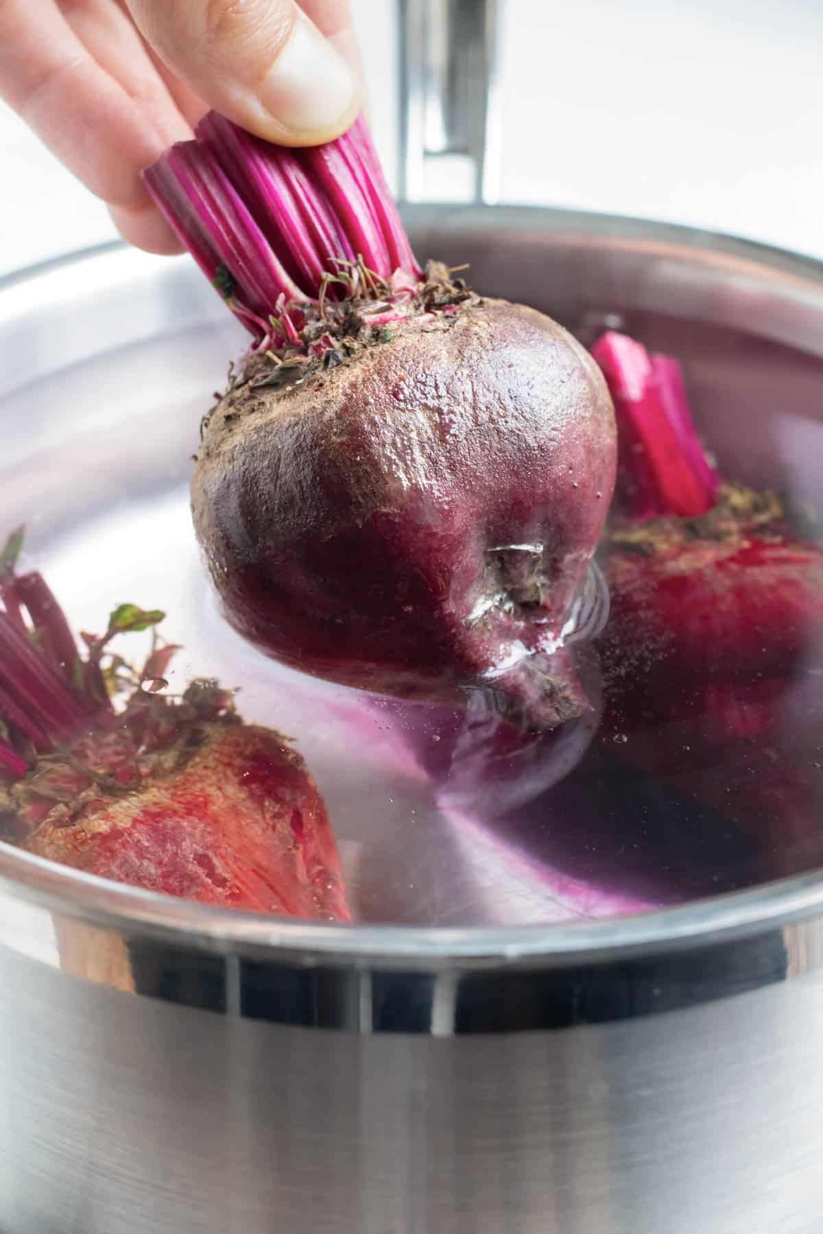 How to Boil Beets - Cup of Yum
