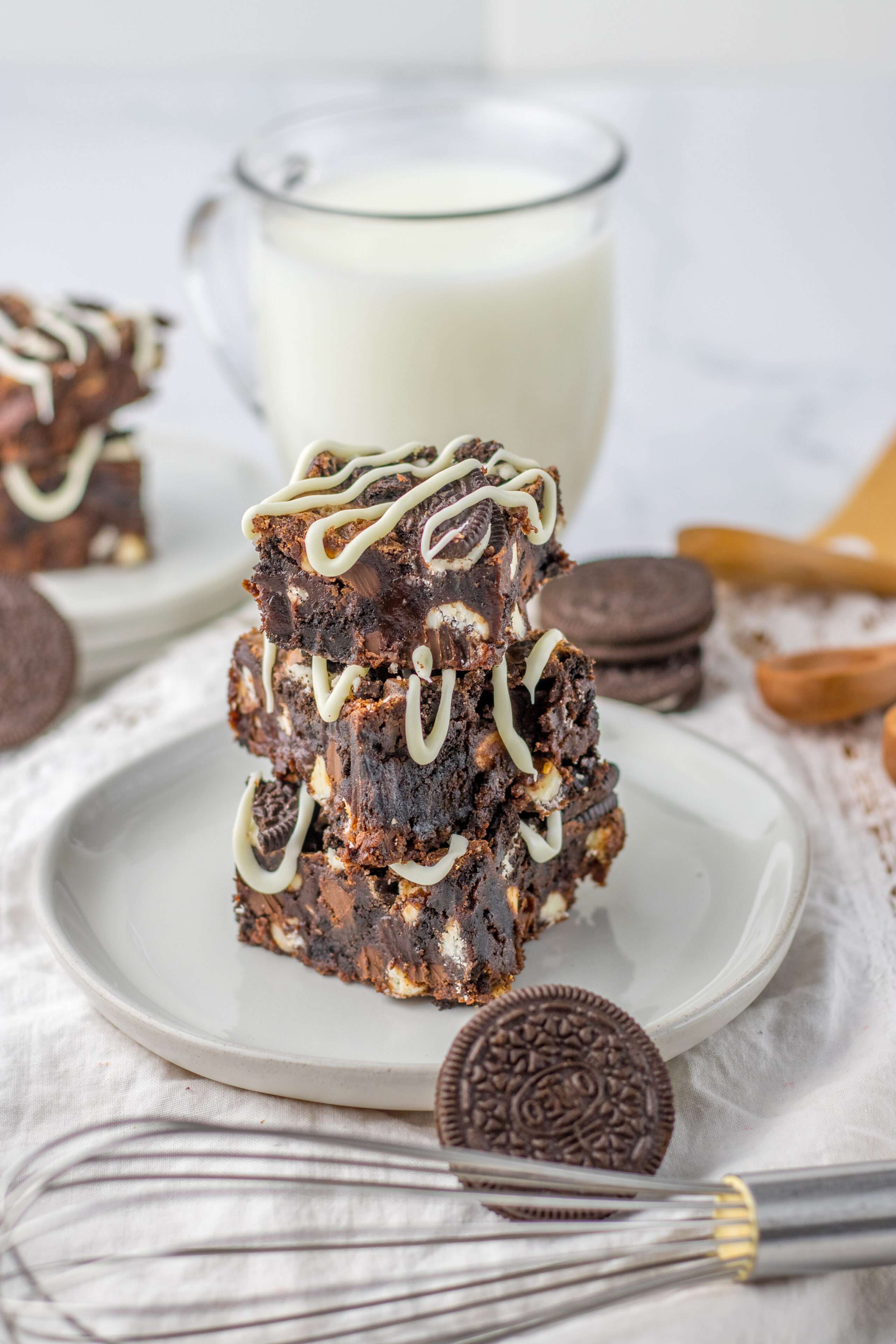Easy Oreo Brownies - Cup of Yum