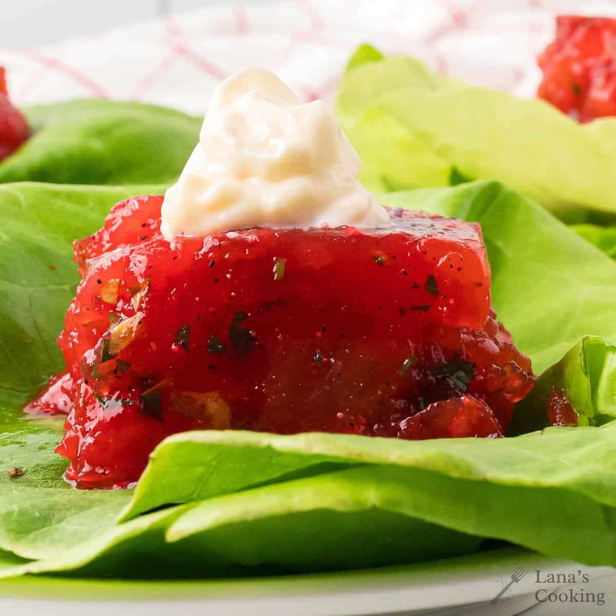 Tomato Aspic - Cup of Yum
