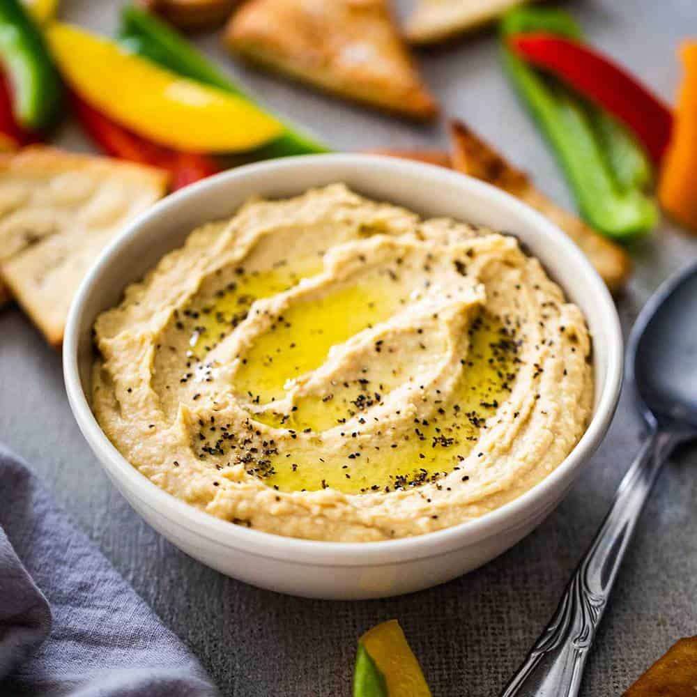 Easy Homemade Hummus - Cup of Yum