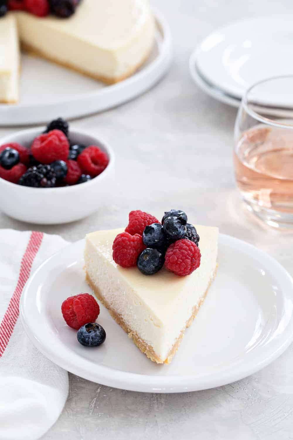 Rosé Cheesecake - Cup of Yum