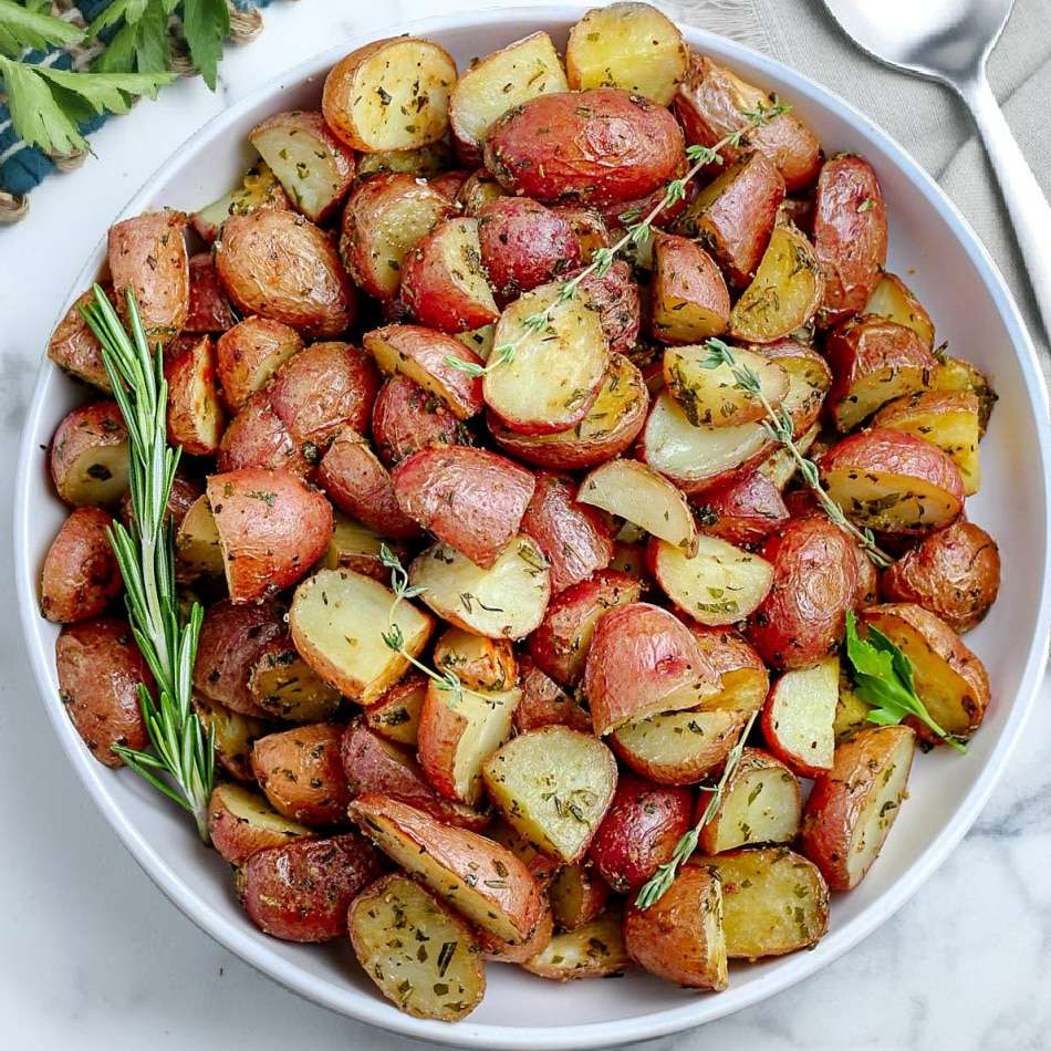 The Best Oven Roasted Potatoes - Cup of Yum
